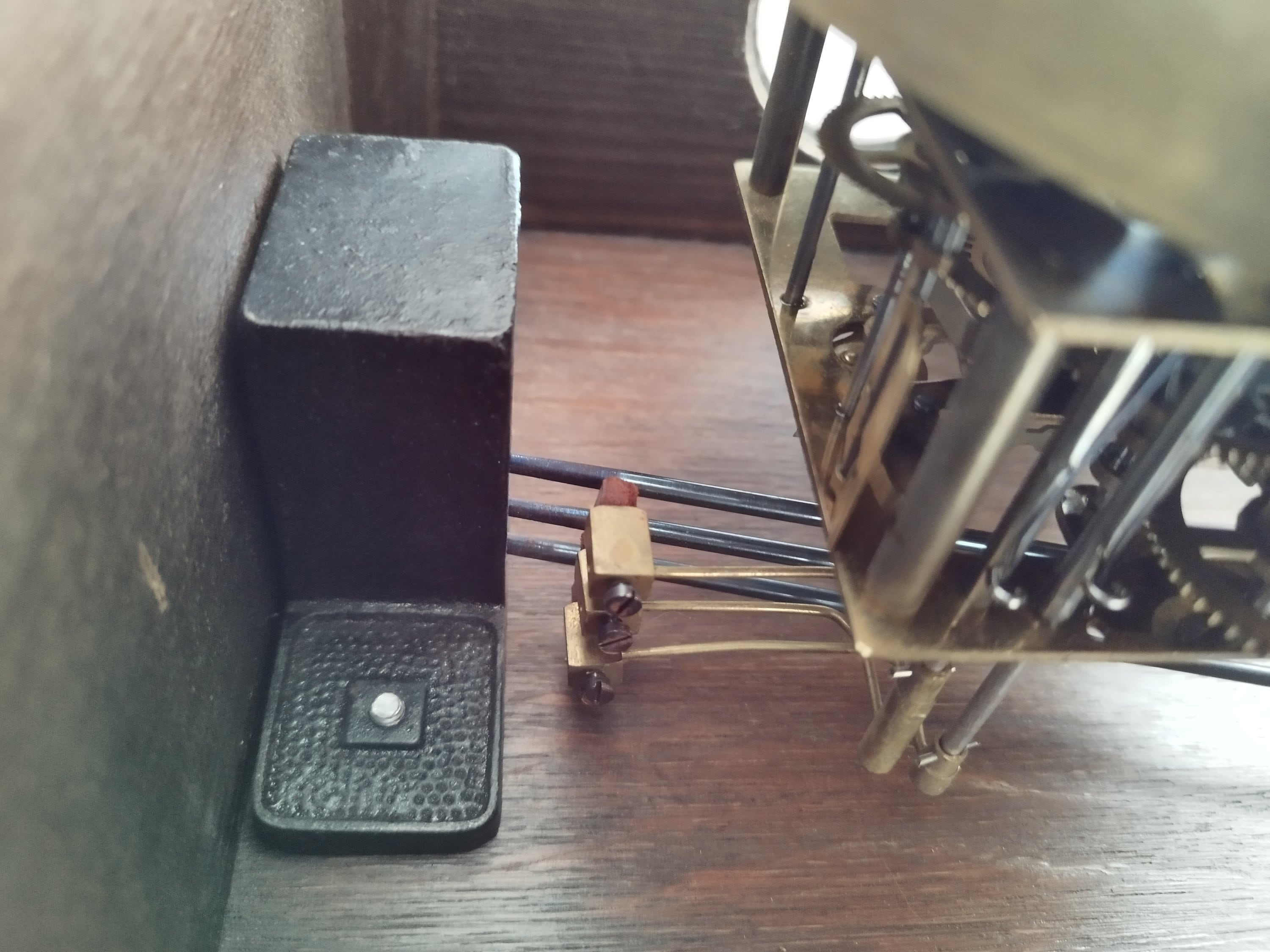 Vintage RA Pendulum Chiming Wall Clock With Model 299m Movement ...