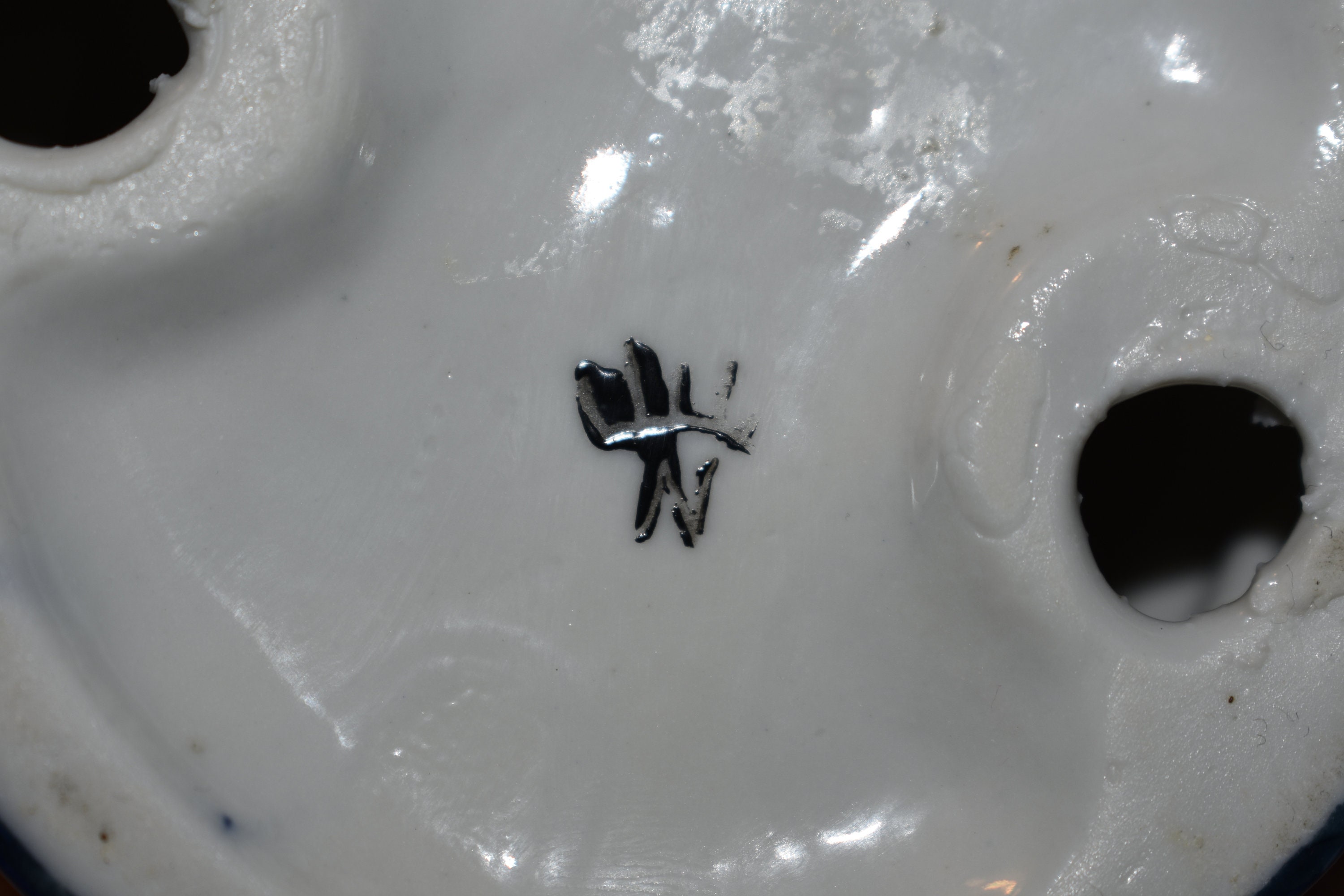 Capodimonte Style Hand Painted Lady Figurine N Crown Mark c. - Etsy