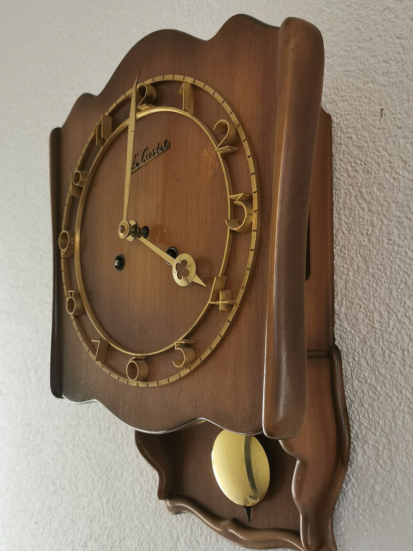Le Castel RA Regulator Pendulum Bell Chiming Wall Clock, Germany (c ...