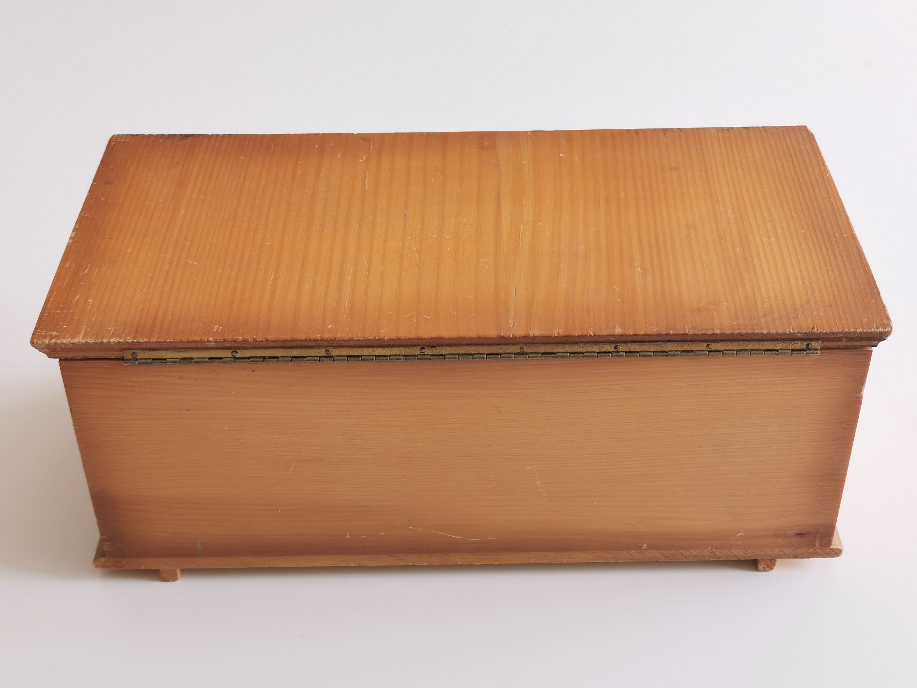 Vintage Hand Made and Hand Painted Miniature Chest Present - Etsy