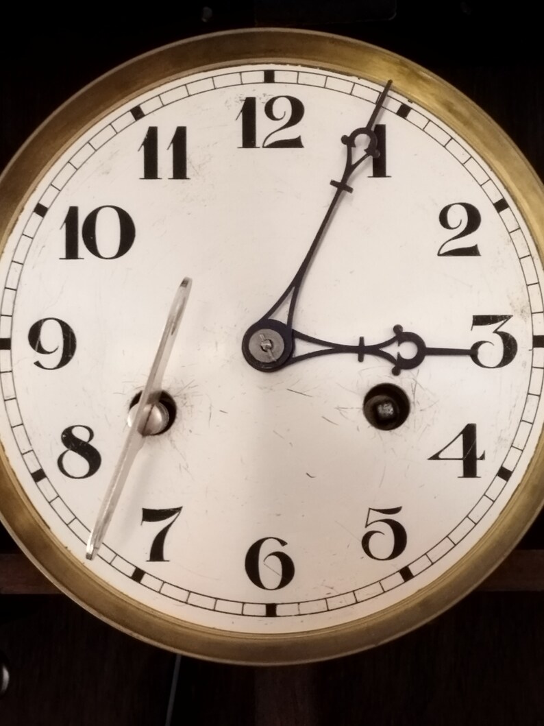 Vintage RA Pendulum Chiming Wall Clock With Model 299m Movement ...