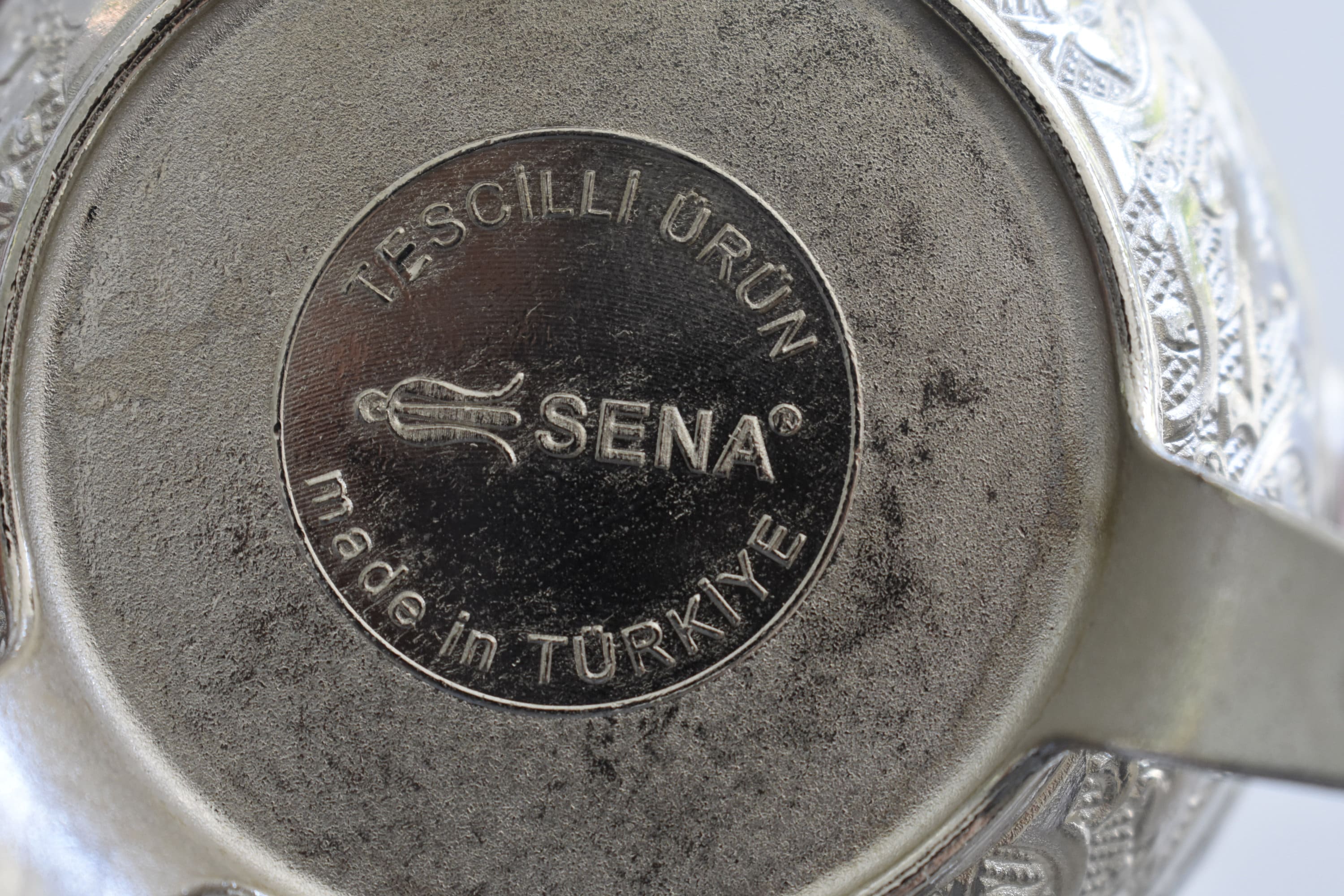 Sugar Bowl With Spoon Hand Made From SENA Tescilli Urin Ornamented With ...
