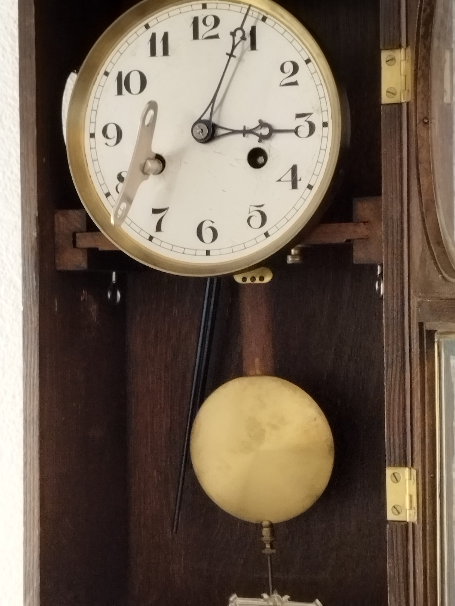Vintage RA Pendulum Chiming Wall Clock With Model 299m Movement ...