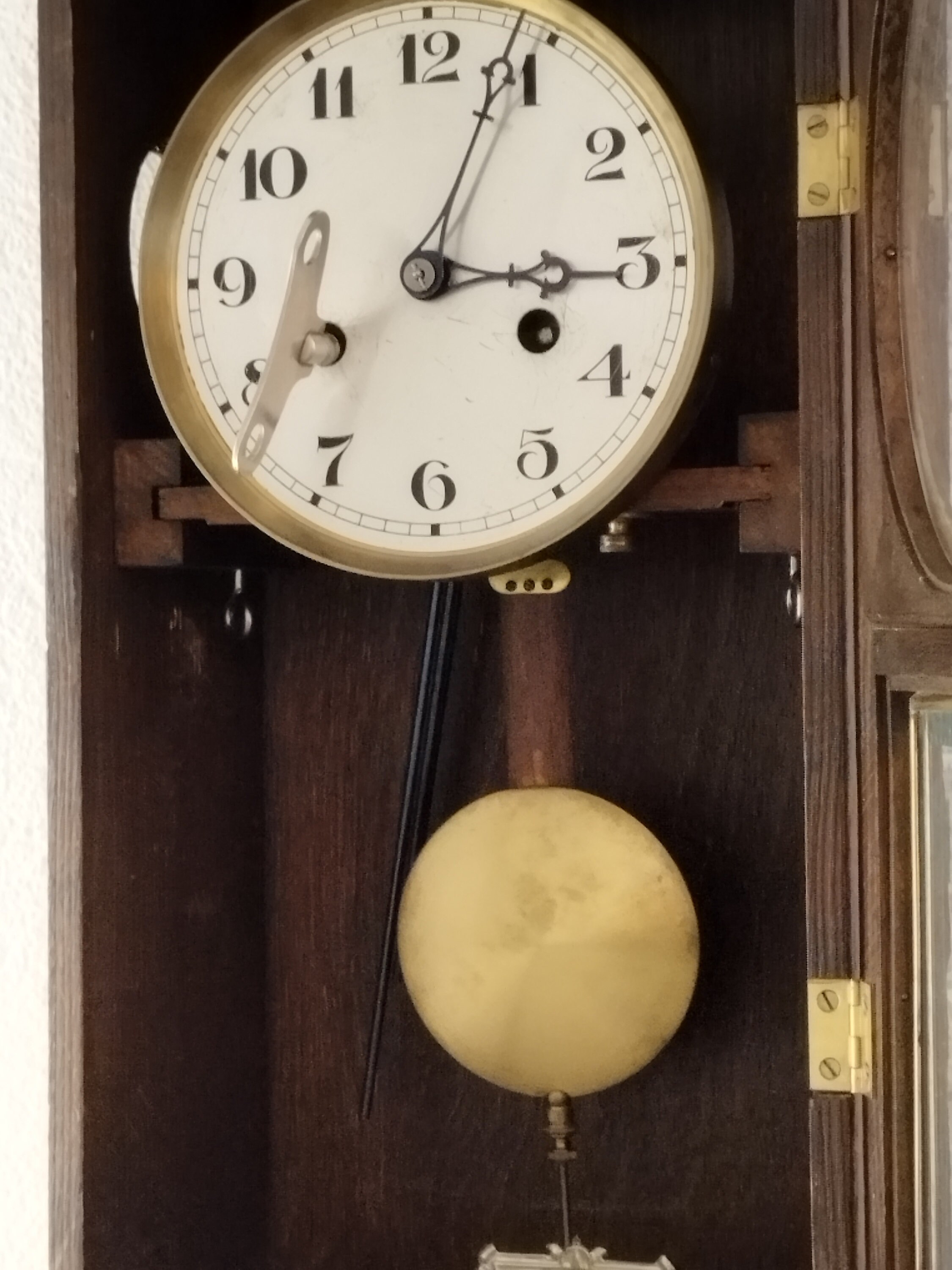 Vintage RA Pendulum Chiming Wall Clock With Model 299m Movement ...