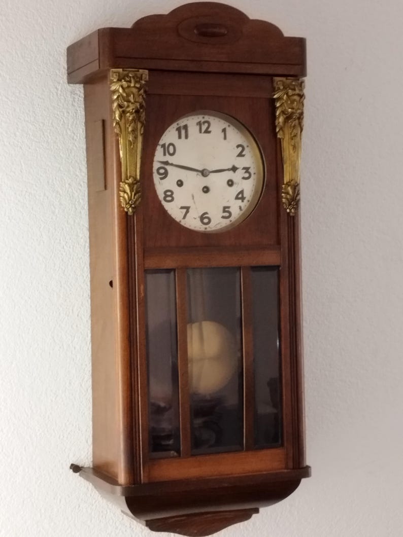 Junghans Vintage R/A Regulator Pendulum Westminster Chiming Wall Clock ...