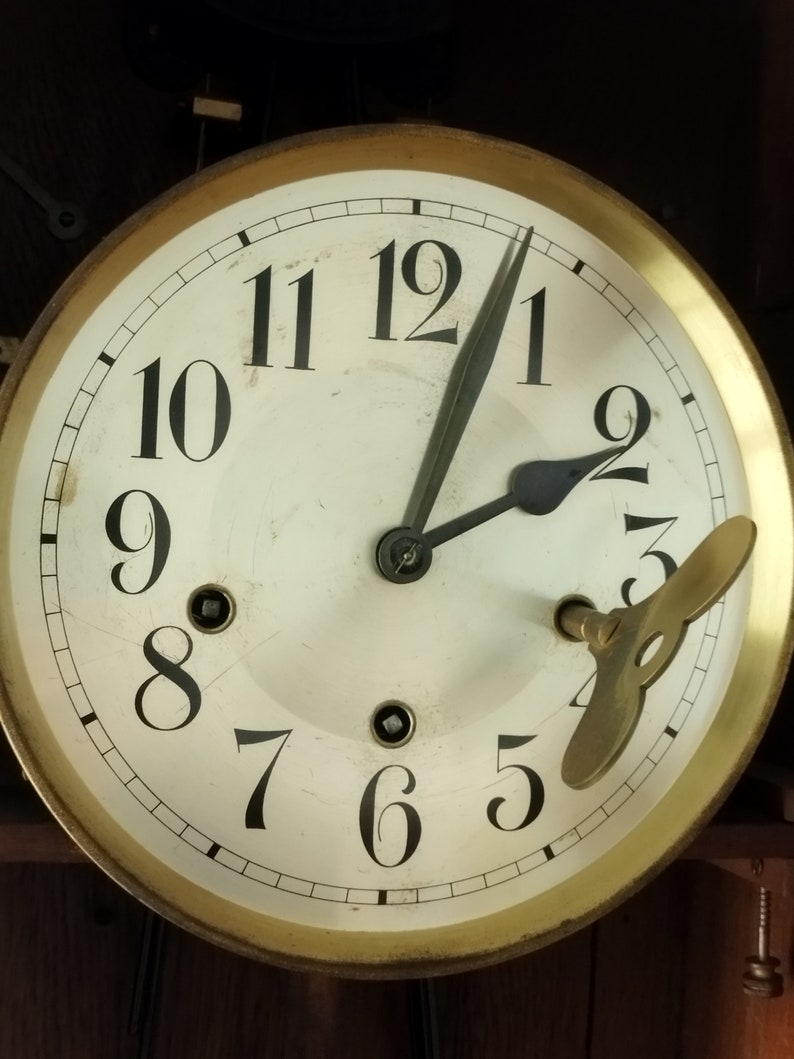 Lenzkirch Vintage R/A Regulator Pendulum Westminster Chiming Wall Clock ...