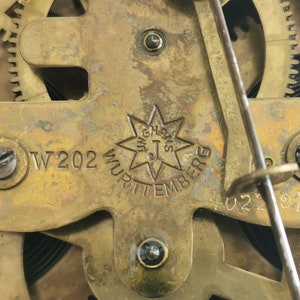 Junghans Vintage RA Pendulum Chiming Wall Clock Germany (c. 1910) - Etsy