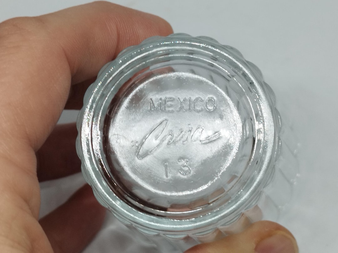 Vintage Crisa Mexico No. 13 83ml Shot Glass Ribbed Clear Tea Light ...