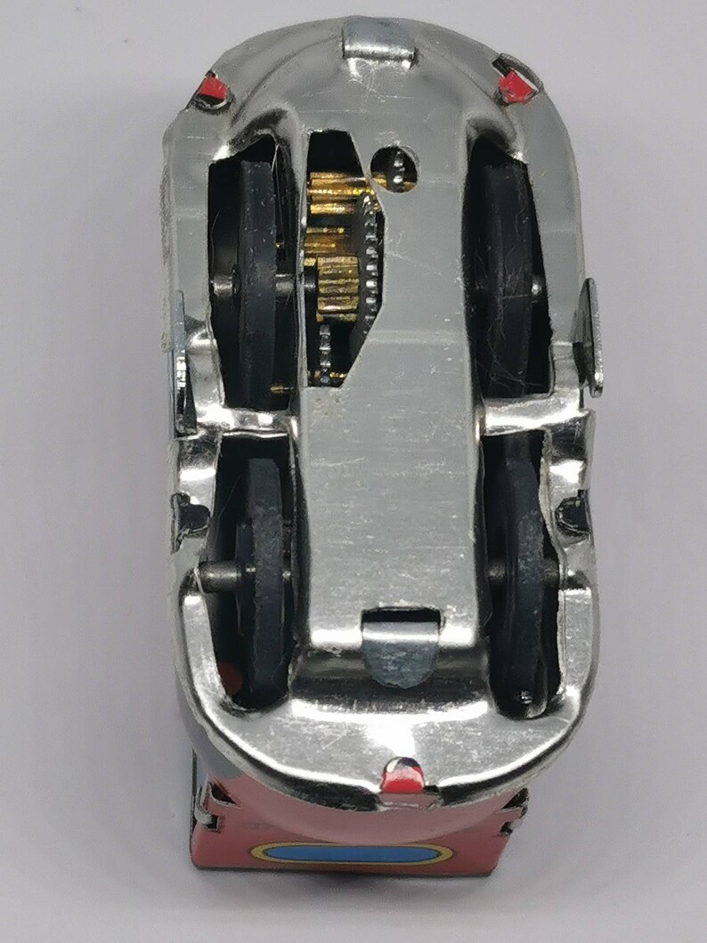 Vintage Toy Steam Engine Locomotive Train Retro Clockwork Wind up ...