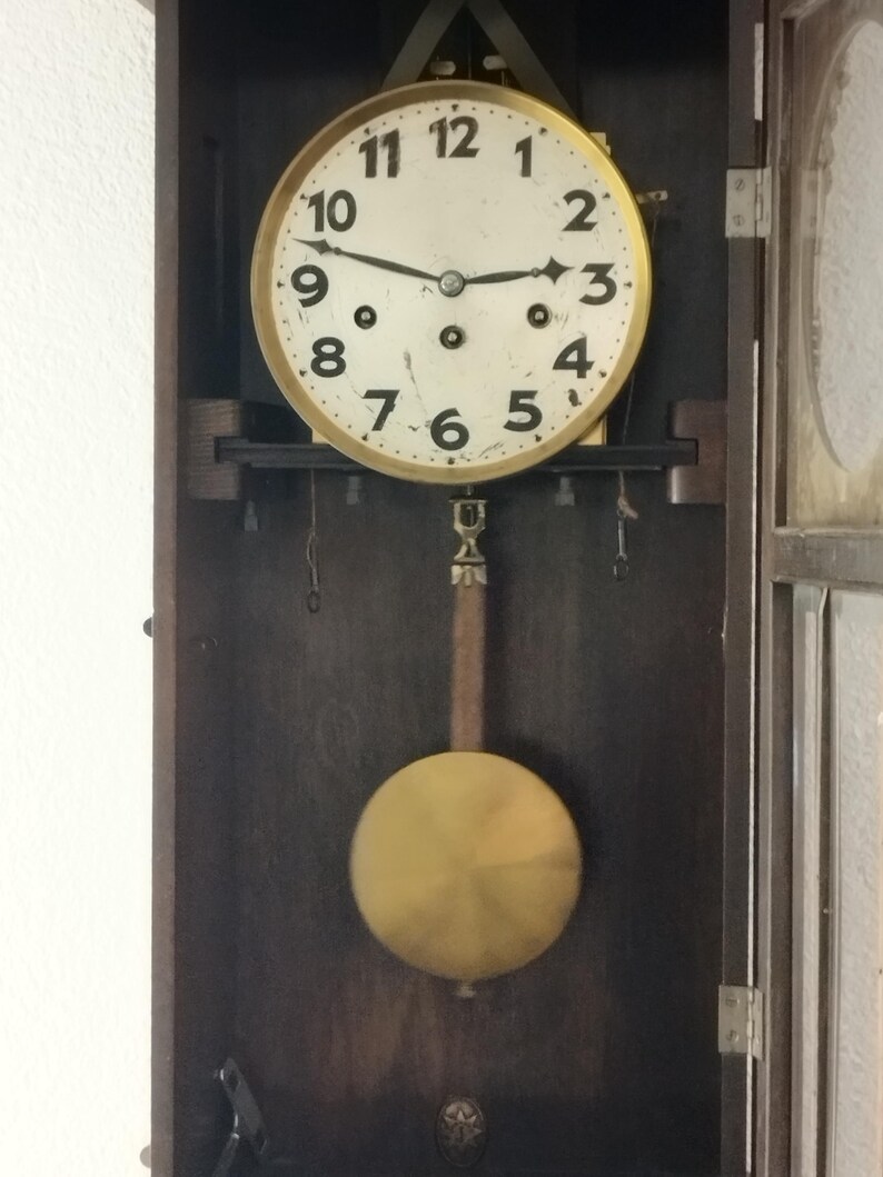 Junghans Vintage R/A Regulator Pendulum Westminster Chiming Wall Clock ...