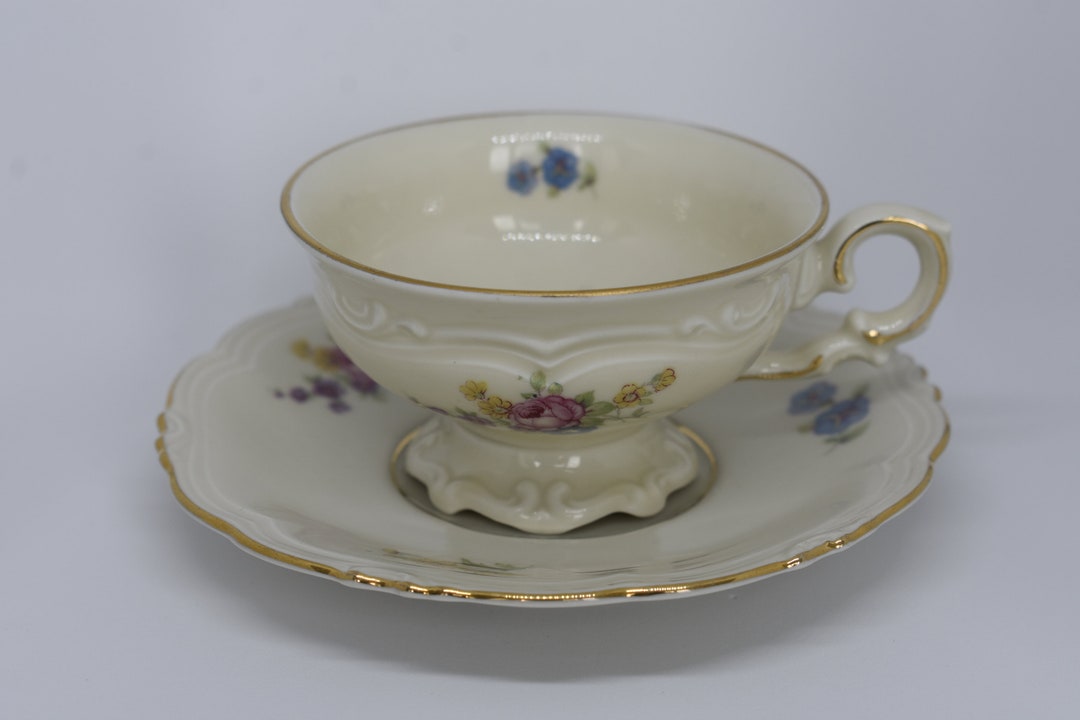 Royal Ivory KPM A.D. 1831 Gold Encrusted Porcelain Hand Painted Fine ...