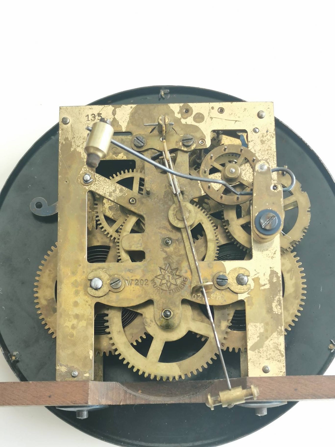 Junghans Vintage RA Pendulum Chiming Wall Clock Germany (c. 1910) - Etsy