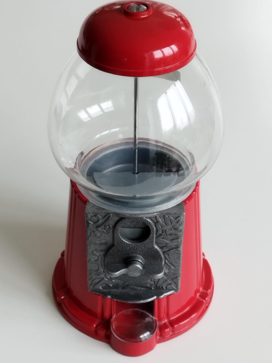 Vintage Red Gumball Machine | Candy Dispenser | Original Glass and ...