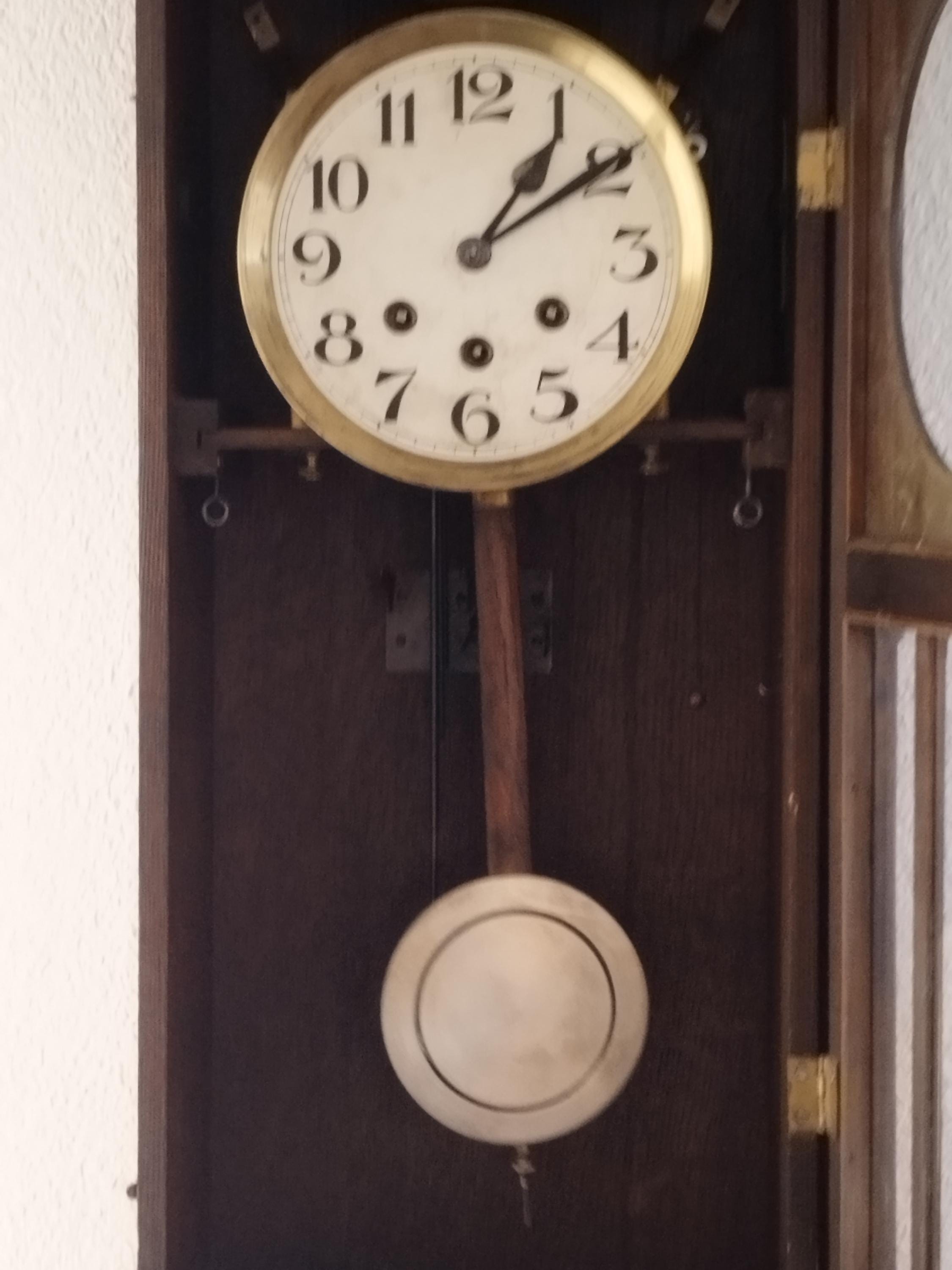 Gustav Becker Vintage R/A Regulator Pendulum Westminster Chiming Wall ...