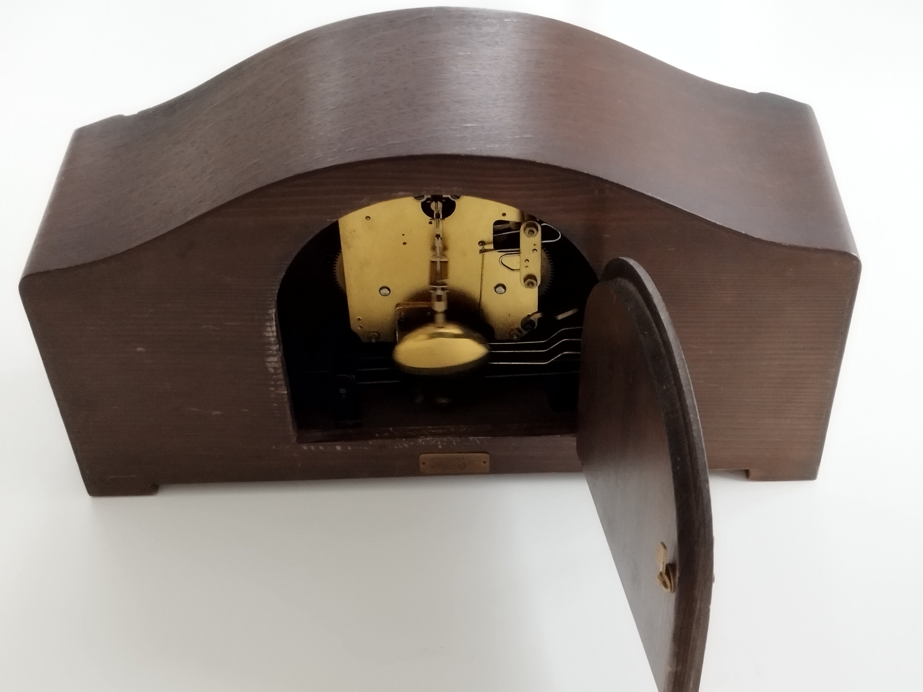 Kinzle Pendulum Chiming Mantel Clock Art Deco, Germany c. 1930s - Etsy