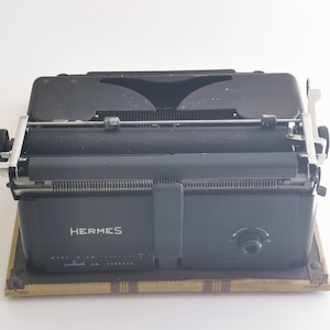 Hermes 2000 Iconic Portable Typewriter From the 1950s in Excellent ...