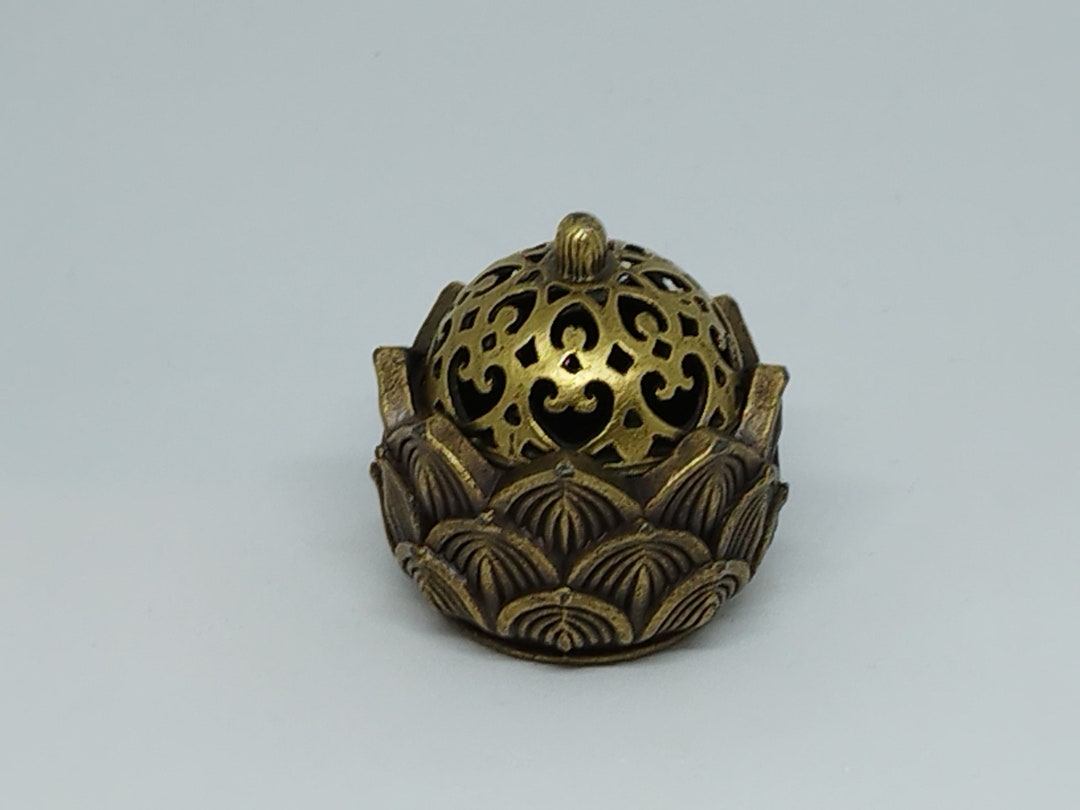 Vintage Solid Brass Incense Box With Persian Motif (c. 1950s) - Etsy