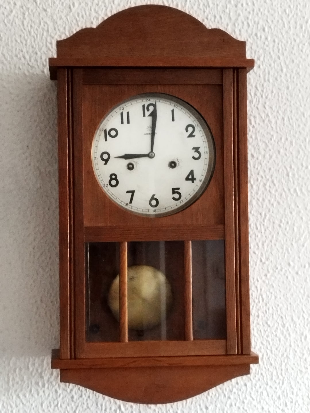 Junghans Vintage RA Pendulum Chiming Wall Clock Germany (c. 1910) - Etsy