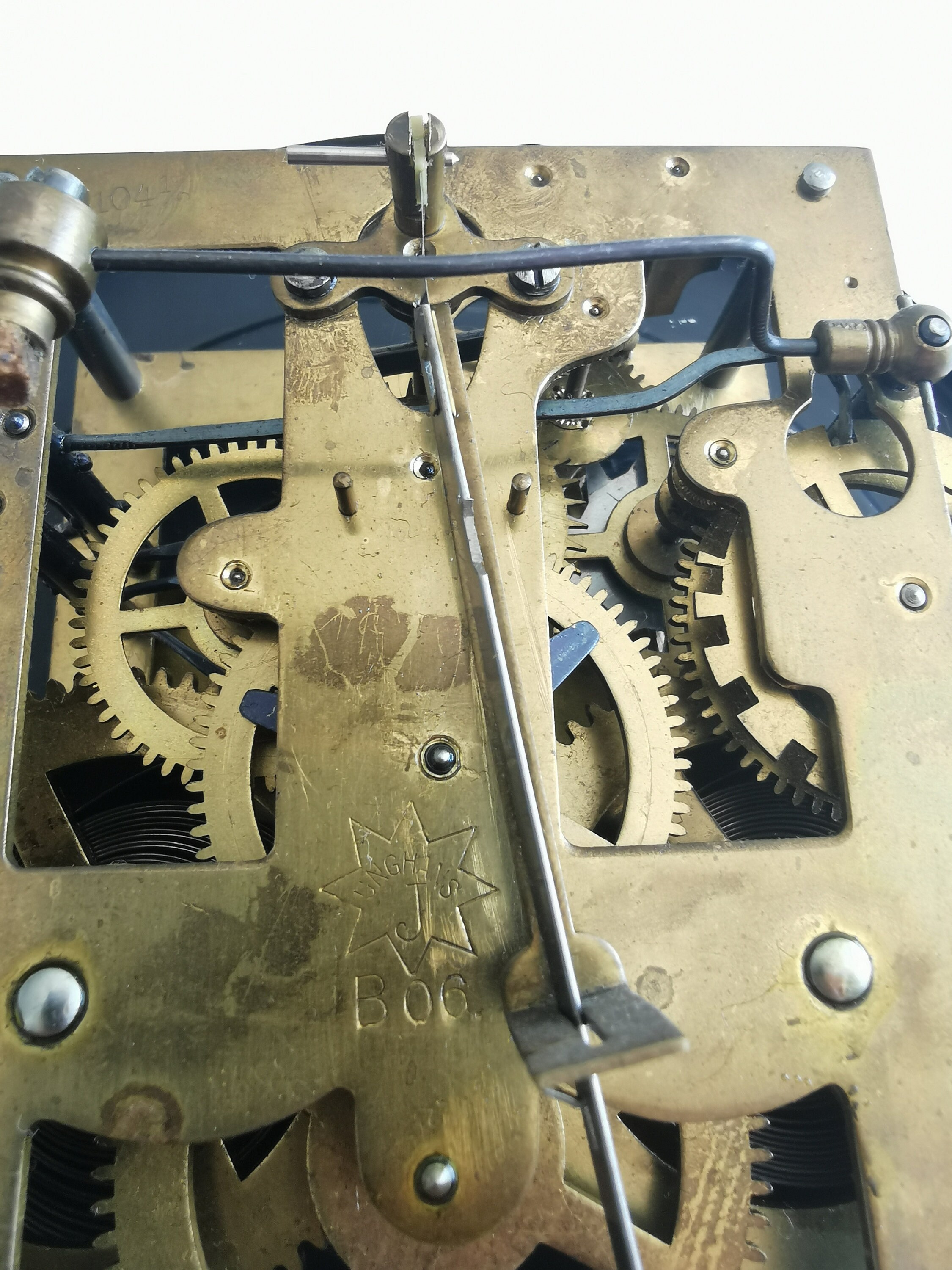 Junghans Vintage and Rare RA Pendulum Lady Face Chiming Wall Clock ...