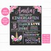 Unicorn First Day of School Sign Girl First Day of School - Etsy
