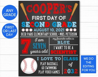 Editable First Day of Preschool Sign Dump Truck First Day of - Etsy