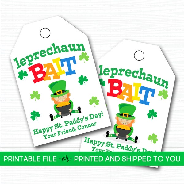 Leprechaun Bait Tag - Etsy