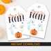 You've Been Booed Halloween Tags, Halloween Treat Tags, Ghost Halloween ...