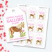 Valentine's Day Tag, Horse Valentine's Tag, Cowgirl Valentine, Pony ...