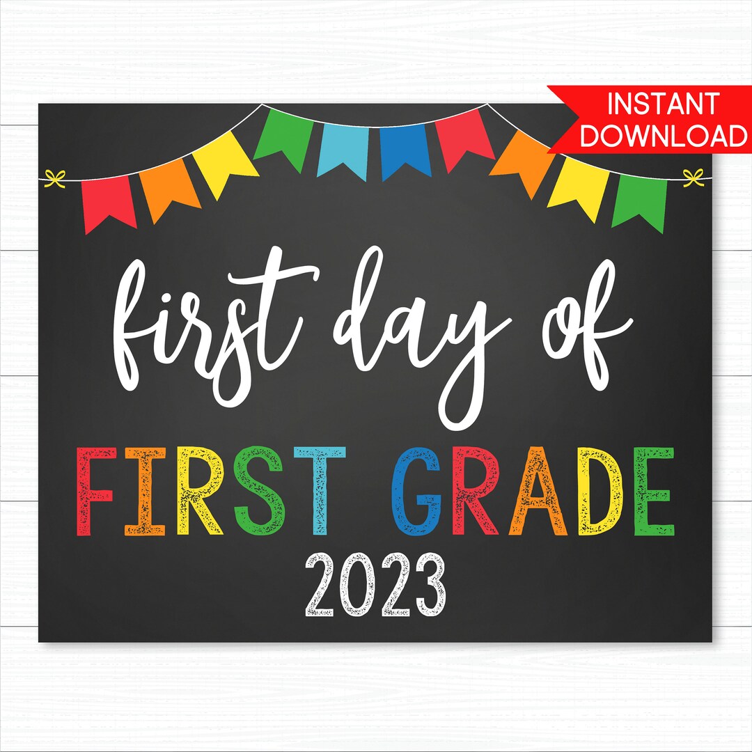 First Day Of School Sign First Day Of First Grade First Day Etsy first-day-of-school-sign-first-day-of-first-grade-first-day-etsy