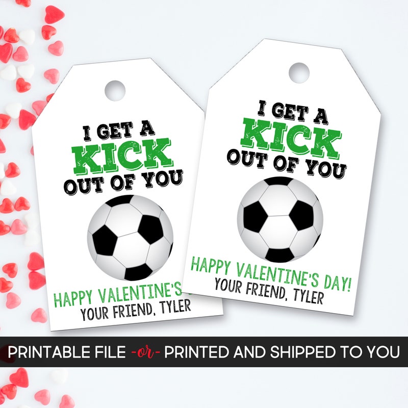 Soccer Valentine - Etsy