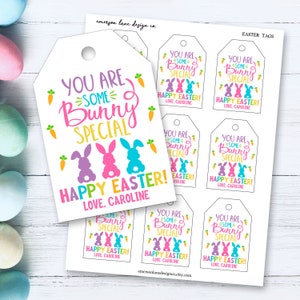 Easter Tags, Printable Easter Tags, Some Bunny Special, Easter Bunny ...