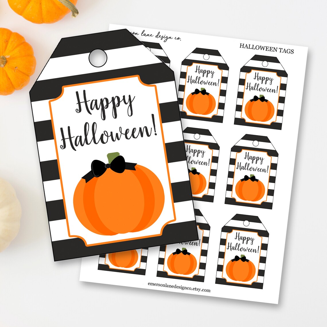 Halloween Tags Halloween Treat Tags Halloween Favor Tags - Etsy