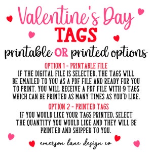 Valentine's Day Tag, Bear Valentine's Tag, I'm Beary Happy, Teddy Bear ...