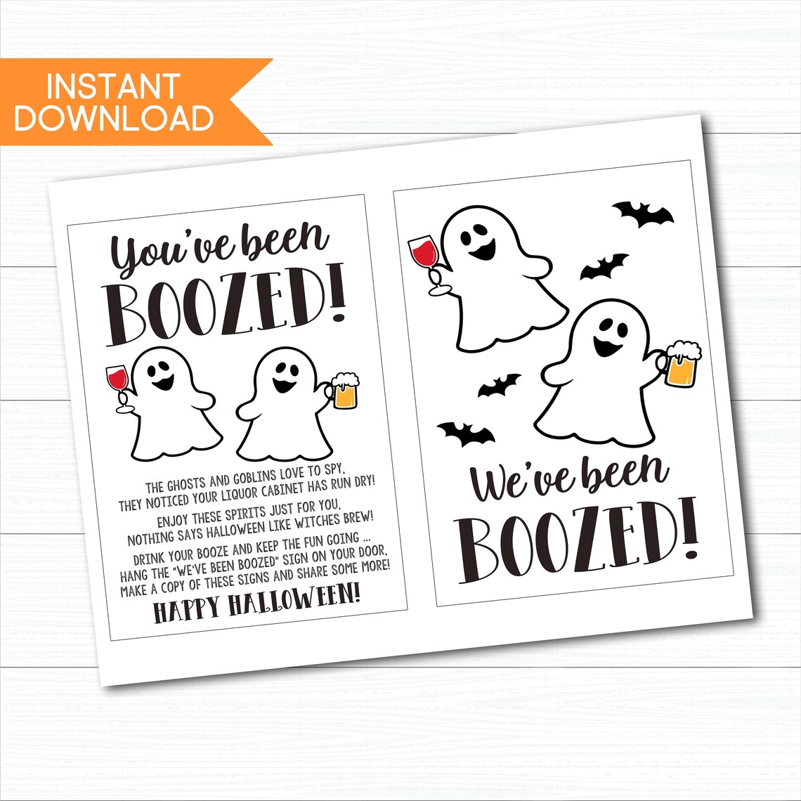 You've Been Boozed You've Been Boozed Game We've | Etsy