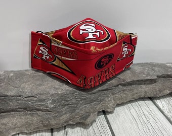 San Francisco 49ers Face Mask | Etsy