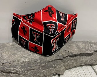 Texas Tech Face Mask - Etsy