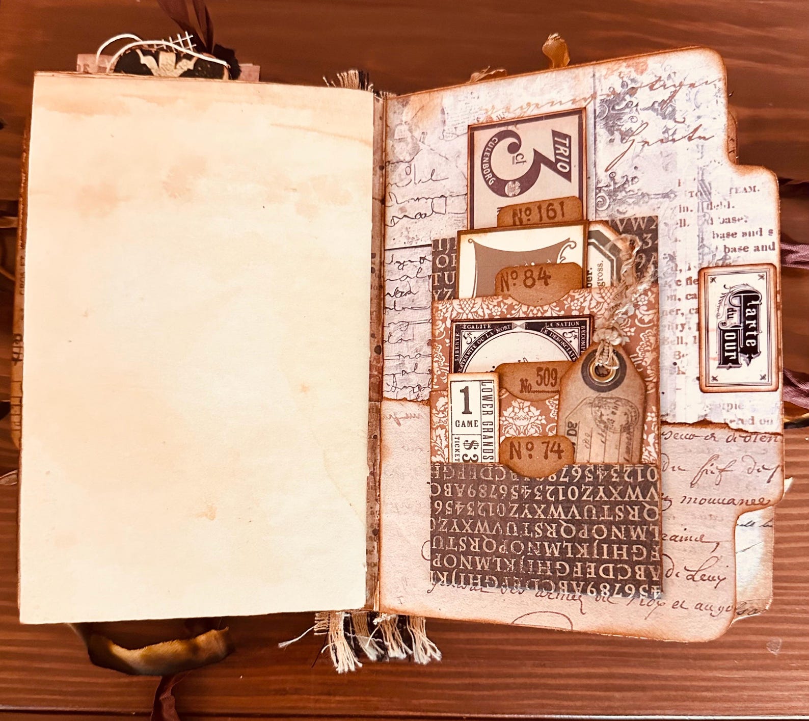 Petite “chunky-ish” Junk Journal - Handmade - Etsy