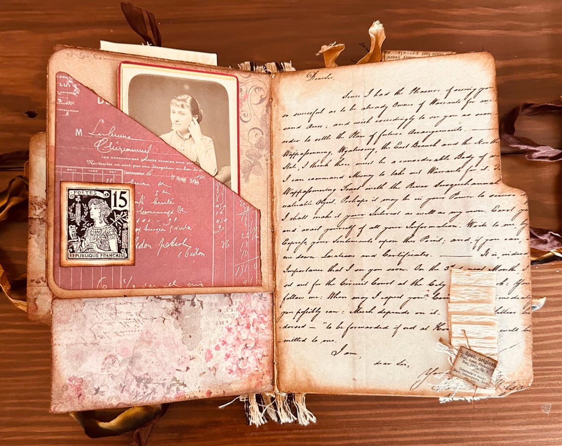 Petite “chunky-ish” Junk Journal - Handmade - Etsy