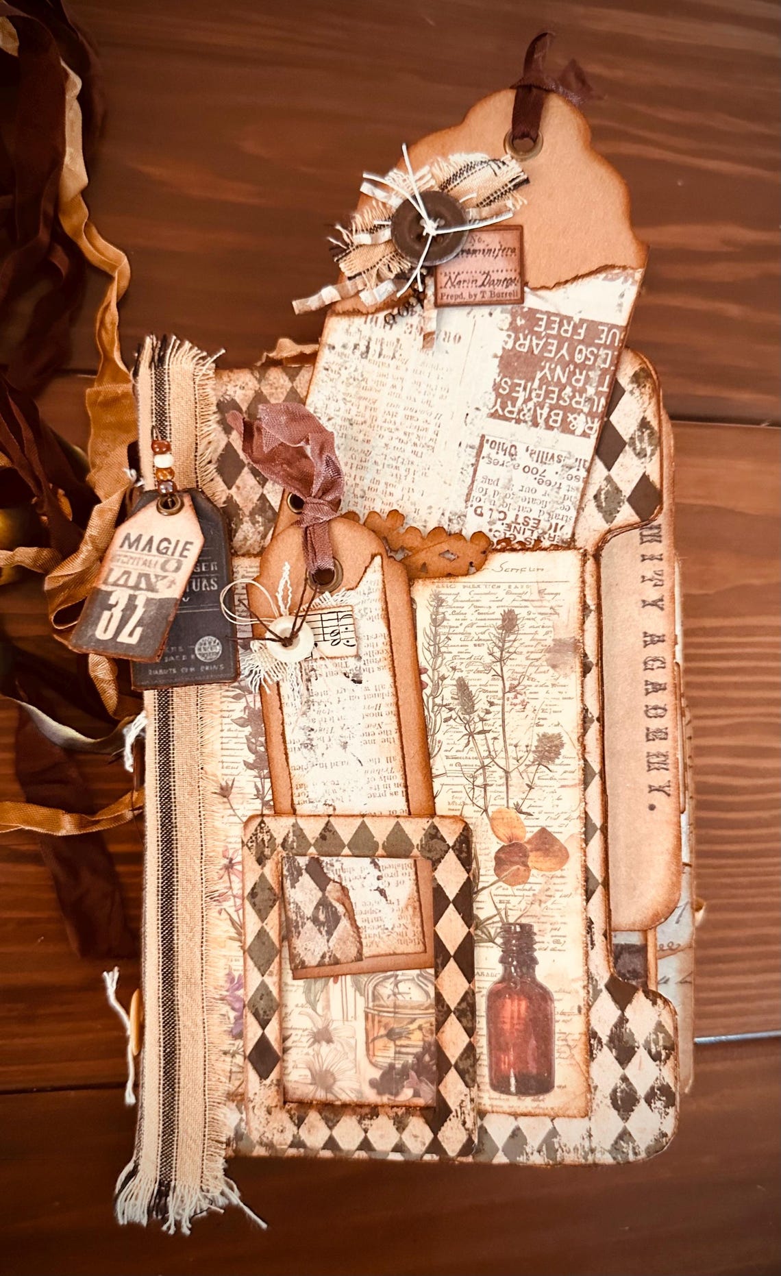 Petite “chunky-ish” Junk Journal - Handmade - Etsy