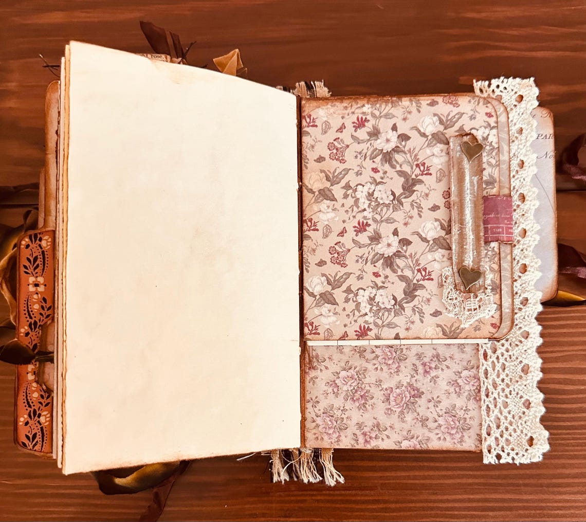 Petite “chunky-ish” Junk Journal - Handmade - Etsy