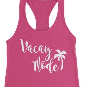 Vacay Mode Tank, Custom Cruise Shirt, Custom Cruise Tank Top, Vacation ...