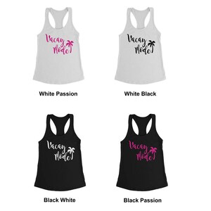 Vacay Mode Tank, Custom Cruise Shirt, Custom Cruise Tank Top, Vacation ...