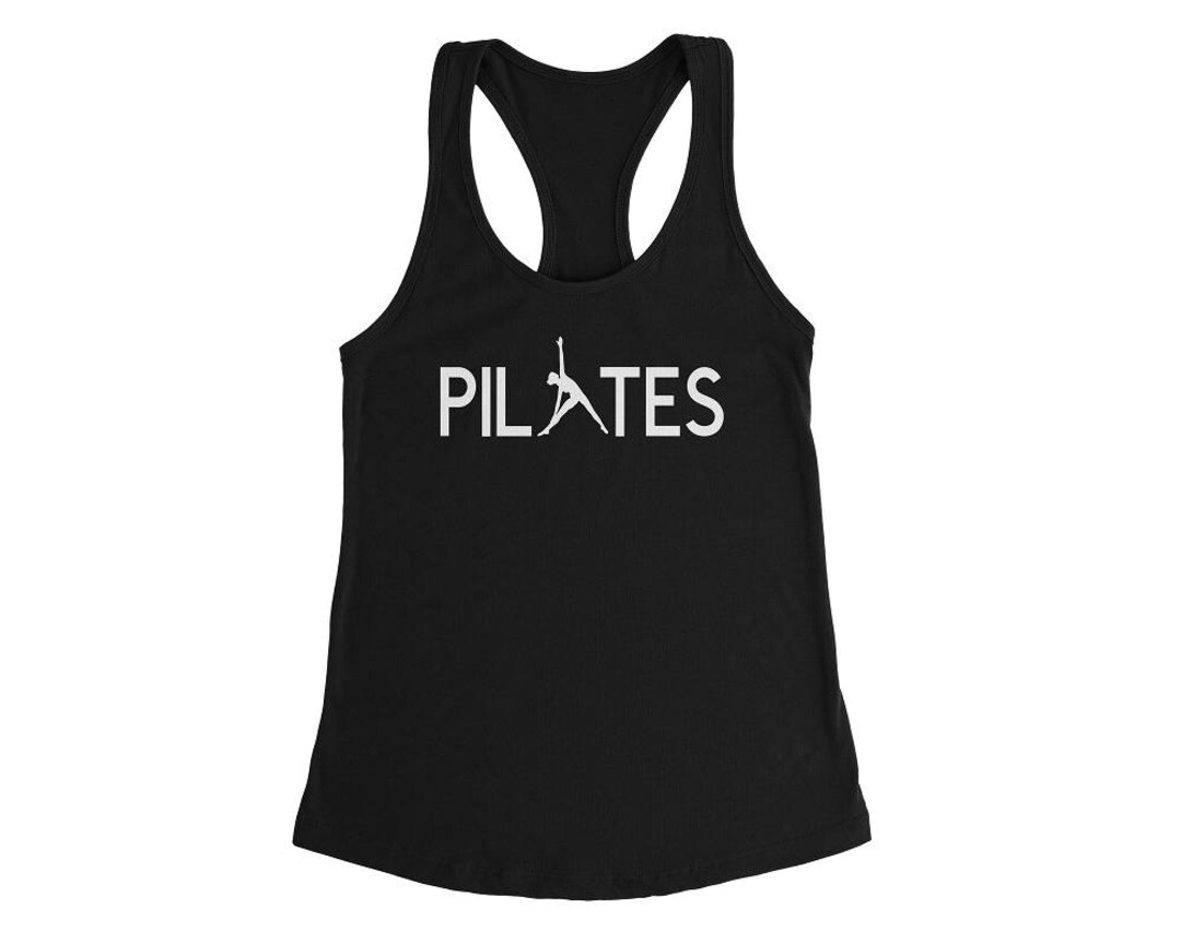 Custom Pilates Tank Top, Pilates Shirt, Pilates Pose Tank, Workout ...