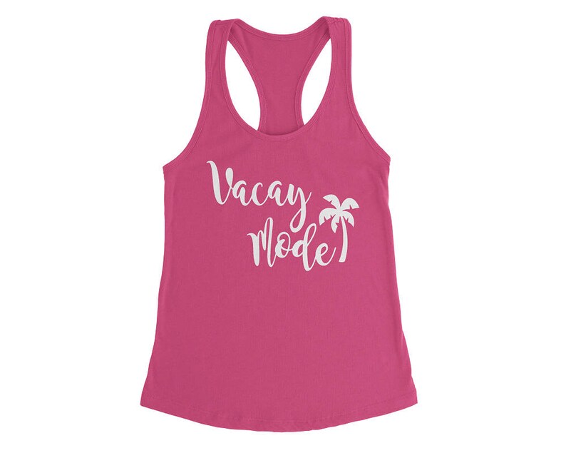 Vacay Mode Tank, Custom Cruise Shirt, Custom Cruise Tank Top, Vacation ...