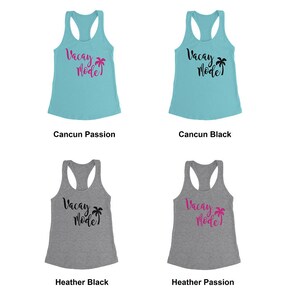 Vacay Mode Tank, Custom Cruise Shirt, Custom Cruise Tank Top, Vacation ...
