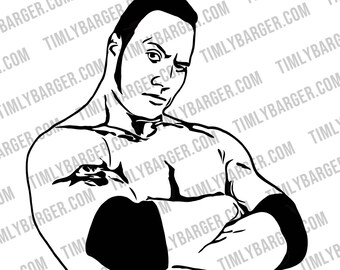 Dwayne Johnson Svg | Etsy