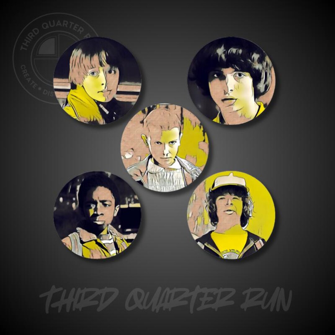 Stranger Things 5-button or Magnet Pack - Etsy