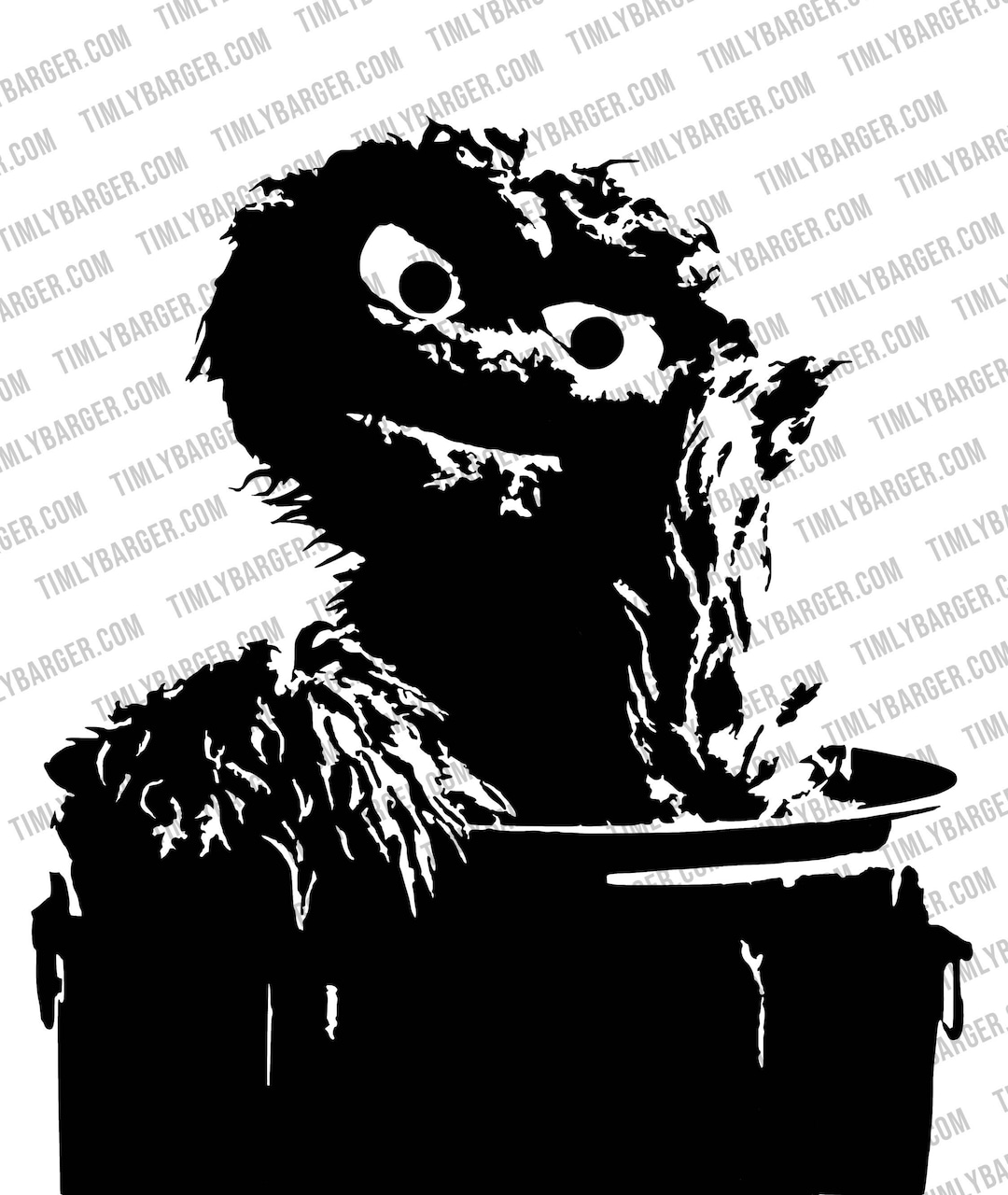 Oscar the Grouch Digital Download PNG & SVG - Etsy