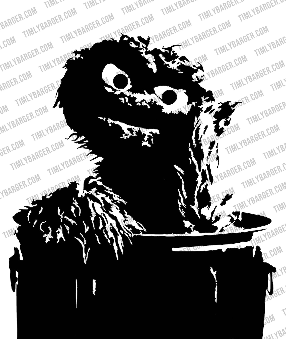 Oscar the Grouch Digital Download PNG & SVG - Etsy
