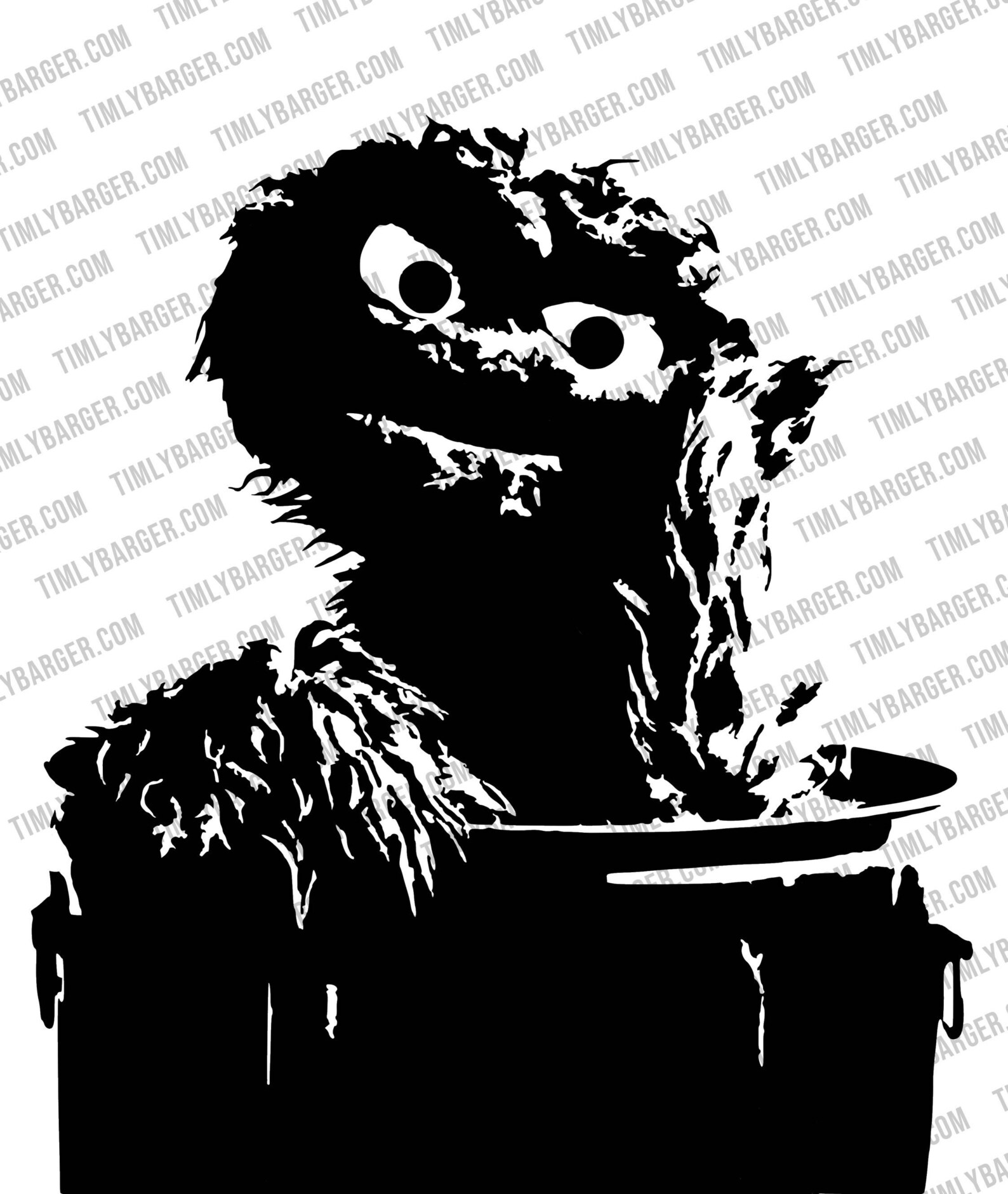 Oscar the Grouch Digital Download PNG & SVG - Etsy